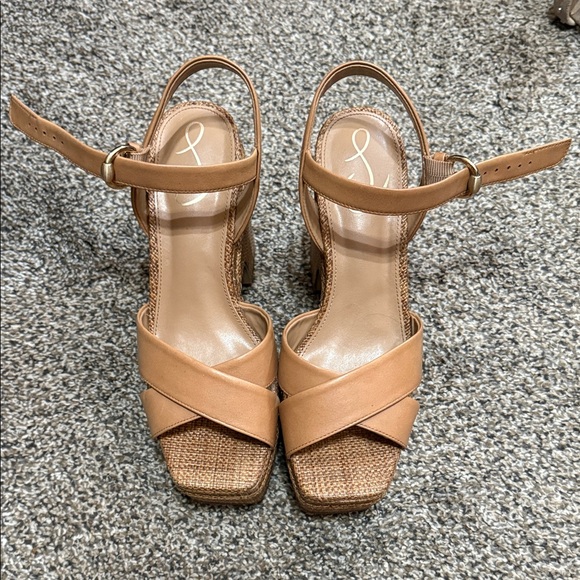 Sam Edelman | Shoes | Sam Edelman Tan Crossstrap Sandals | Poshmark